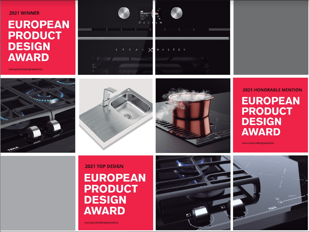 Teka es galardonada en los European Product Design Award por cinco de sus productos | Teka España