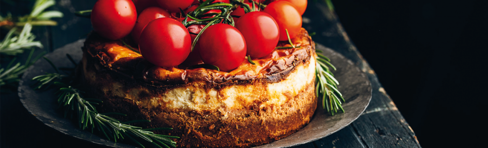 Cheesecake salgado com tomates | Teka Portugal